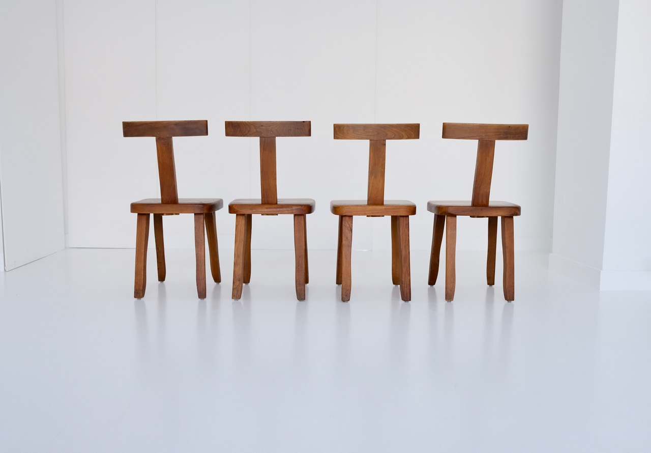 meet the flintstones (set of 4 t-chairs). | antibeige